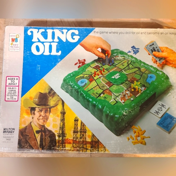 Milton Bradley | Games | Copy 974 King Oil Board Game | Poshmark